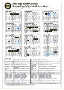 HCST District Calendar – Hudson County Schools of Technology
